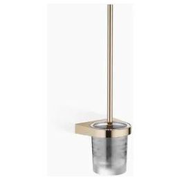 Dornbracht Toilettenb&uuml;rstengarnitur, Wandmodell, Glas aus Kristallglas, 83900970-26, Farbe: Light Gold