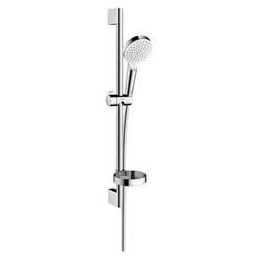 Hansgrohe Crometta Duschset ohne Armatur Wei&szlig;/Chrom 26553400