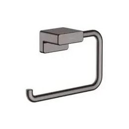 Hansgrohe Toilettenpapierhalter AddStoris Geb&uuml;rstetes Schwarzchrom Metall 41771340