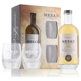 Mezan Extra Old Rum XO Jamaica 40% Vol. 0,7l in Geschenkbox mit zwei Gl&auml;sern