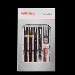 Rotring College Set Tuschef&uuml;ller-Set 0.25 + 0.35 + 0.5 mm Schwarz