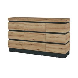 Möbel Kraft Sideboard holzfarben Maße (cm): B: 161 H: 93 T: 45.0 » Möbel Kraft