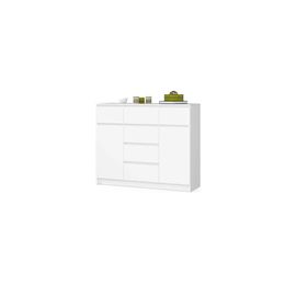 M&ouml;bel Kraft Highboard 120 cm breit wei&szlig; Ma&szlig;e (cm): B: 120 H: 99 &raquo; M&ouml;bel Kraft
