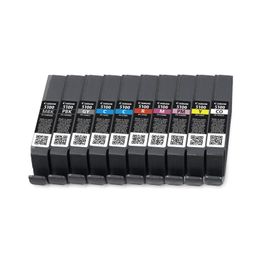 Canon Original PFI-5100 Druckerpatronen - 10er Set Multipack C, M, Y, PBK, MBK, GY, PC, PM, R, CO