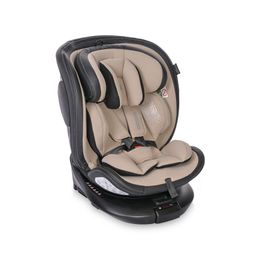 Lorelli Kindersitz Estate i-Size (40-150cm) Isofix, St&uuml;tzbein, Sitz 360&deg; drehbar beige