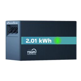 TSUN SOLARCAN TSOL-DCU2000Lite 2 kWh DC Solarspeicher LiFePO4, IP65, 2400 W PV Eingang, DC-gekuppelte Batterie f&uuml;r Balkon, Dach & Haus, Solarakku