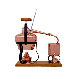 ich-zapfe Destille 1,25 Liter mit Spiritusbrenner und Thermometer