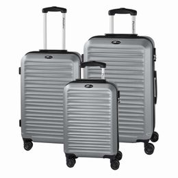 3-tlg. Trolley-Set "Havanna 2.0", silber