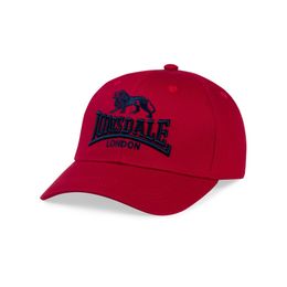 Lonsdale Cap 'Salford' Herren Gr&ouml;&szlig;e 55/60 dunkelrot / schwarz