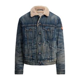 Polo Ralph Lauren Jacke Herren Gr&ouml;&szlig;e L beige / blue denim