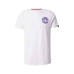 Alpha Industries Shirt Herren Gr&ouml;&szlig;e S wei&szlig;