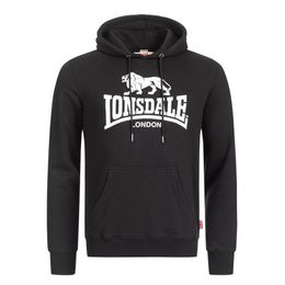 Lonsdale Sweatshirt 'Fremington' Herren Gr&ouml;&szlig;e XL schwarz / wei&szlig;