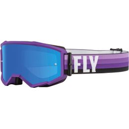 Fly Racing Zone Stripes, Crossbrille verspiegelt