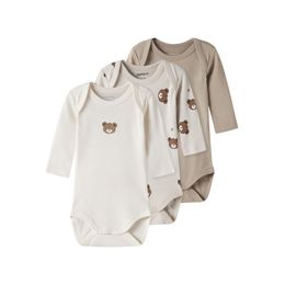 name it Body Jungen Gr&ouml;&szlig;e 98 beige / ecru / dunkelbeige / braun