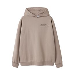 Two Soon Sweatshirt Herren Gr&ouml;&szlig;e M dunkelbeige / schwarz