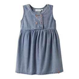 Lil'atelier Kleid M&auml;dchen Gr&ouml;&szlig;e 110 blue denim