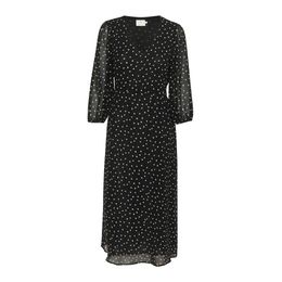 Kaffe Kleid 'Sally' Damen Gr&ouml;&szlig;e 42 schwarz / wei&szlig; Winterkleid