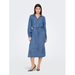 Only Kleid 'ONLCHARIS' Damen Gr&ouml;&szlig;e 42 blue denim Winterkleid