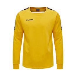 Hummel Sportsweatshirt Herren Gr&ouml;&szlig;e S gelb / grau / schwarz / wei&szlig;