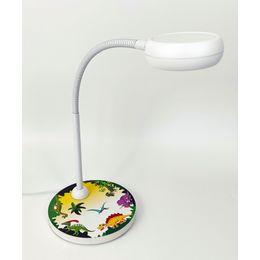 Niermann Nachttischlampe "Tischleuchte Dinos", bunt (multi color), 1, 1 Stk., Leuchten, Hochwertige Tisch-Leseleuchte, Kinderlampe