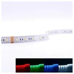 Strip 24V LED Streifen 5M 12W/m 60LED/m 12mm Farbwechsel - Lichtfarbe: RGB+4000K...