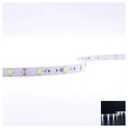 Strip 12V LED Streifen 5M 7,2W/m 30LED/m 10mm - Lichtfarbe: Kaltweiß 6000K - Sch...
