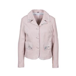 Freaky Nation Damen Lederjacke "Showpiece-FN SL"rosa, Gr. S, Oberstoff: 100% Leder; Futter: 100% Baumwolle, Jacken
