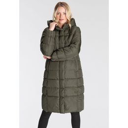 Steppmantel Only "ONLTINA &ndash; Puffermantel mit Premium-F&uuml;llung und verdecktem Zipper", Damen, Gr. XS, gr&uuml;n (kalamata), Web, Obermaterial: 100% Polyester, leicht gl&auml;nzend, unifarben, regular fit, M&auml;ntel Steppmantel, regular fit, casual, Steppware, Kunstfaser, hochschlie&szlig;end