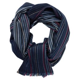 Schal Casamoda "Casamoda Schal gestreift", Damen, blau, 100% Viskose, Modet&uuml;cher Schal