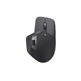 RAPOO ergonomische Maus "MT760M, Kabellose Multi-Mode-Maus", schwarz, B:7,5cm H:11,5cm T:4,3cm, Computer-M&auml;use