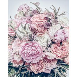 Vliestapete Komar "Digitaldruck Vlies - Zestful - Gr&ouml;&szlig;e 200 x 250 cm", rosa (rosa, rot, wei&szlig;), B:200m L:250m, Vlies, Tapeten, Wohnzimmer, Schlafzimmer