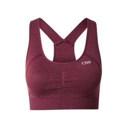 ICANIWILL Sport-BH 'Rush' Damen Gr&ouml;&szlig;e M weinrot / wei&szlig;