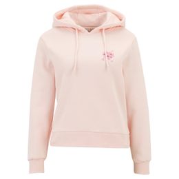 Kapuzenpullover MISS TEE "Miss Tee Self Love Club Hoody", Damen, Gr. L, pink, 65% Baumwolle, 35% Polyester, mehrfarbig, normal, ohne Ausschnitt, Pullover Kapuzenpullover
