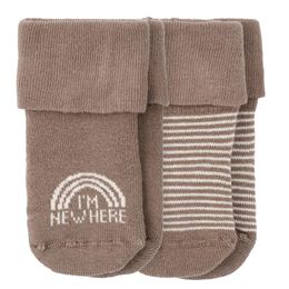 Topomini 2 Paar Newborn Frottee-Socken Born 2026
