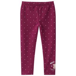 Topolino M&auml;dchen Sweatleggings mit B&auml;ren-Motiv