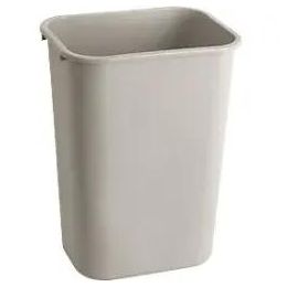 Rubbermaid Rechteckiger Abfalleimer 39 L Grau PE (Polyethylen)