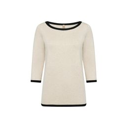soyaconcept Pullover ' DOLLIE Damen Gr&ouml;&szlig;e XL creme / schwarz