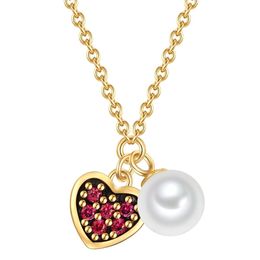 Glanzst&uuml;cke M&uuml;nchen Kette mit Anh&auml;nger GLANZST&Uuml;CKE M&Uuml;NCHEN "GSM2203", gelbgold, Halsketten, Damen, 40,0cm Basiskette + 5,0cm Verl&auml;ngerung,mit Zirkonia, Silber 925 (Sterlingsilber), aus Sterling Silber