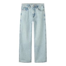 Relax-fit-Jeans name it "NKMRYAN LOOSE JEANS 5760-RM NOOS", Kinder, Gr. 128, N-Gr, light blau bleached denim, Denim/Jeans, Obermaterial: 100% Baumwolle, unifarben, loose fit lang, Jeans