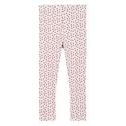 name it Leggings M&auml;dchen Gr&ouml;&szlig;e 98 rosa / weinrot