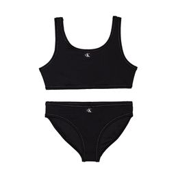 Calvin Klein Swimwear Bikini M&auml;dchen Gr&ouml;&szlig;e 164/176 schwarz