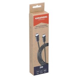Grundig USB-C-USB-C 2.0-Kabel in Schwarz - (L)300 cm - 14% | Technikzubehoer