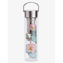 eigenart Teebereiter "Flowtea - Padma" in Rosa/ Gr&uuml;n - 350 ml - 14% | Gedeckter-tisch
