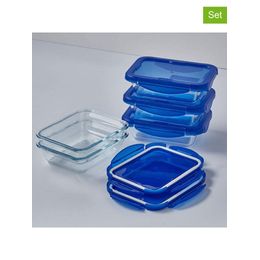 pyrex 5er-Set: Frischhaltedosen "Cook&Go" in Blau - 800 ml - 10% | Aufbewahren-servieren