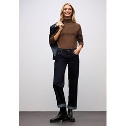 Street One Rollkragenpullover in Hellbraun - 37% | Gr&ouml;&szlig;e 36 | Damen-pullover-cardigans