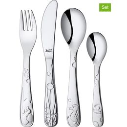 Silit 4tlg. Kinder-Edelstahl-Besteckset "Aquarama" - 32% | Gedeckter-tisch