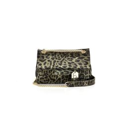 Anna Morellini Leder-Umh&auml;ngetasche "Ondina" in Gr&uuml;n - (B)22 x (H)19 x (T)8 cm - 78% | Damen-taschen