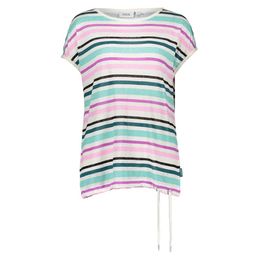 Cecil Shirt in Wei&szlig;/ Bunt - 42% | Gr&ouml;&szlig;e S | Damen-tops