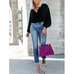 Milan Kiss Bluse in Schwarz - 73% | Gr&ouml;&szlig;e M | Damen-blusen