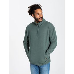super.natural Sweatshirt in Dunkelgr&uuml;n - 65% | Gr&ouml;&szlig;e XL | Herren-plussize